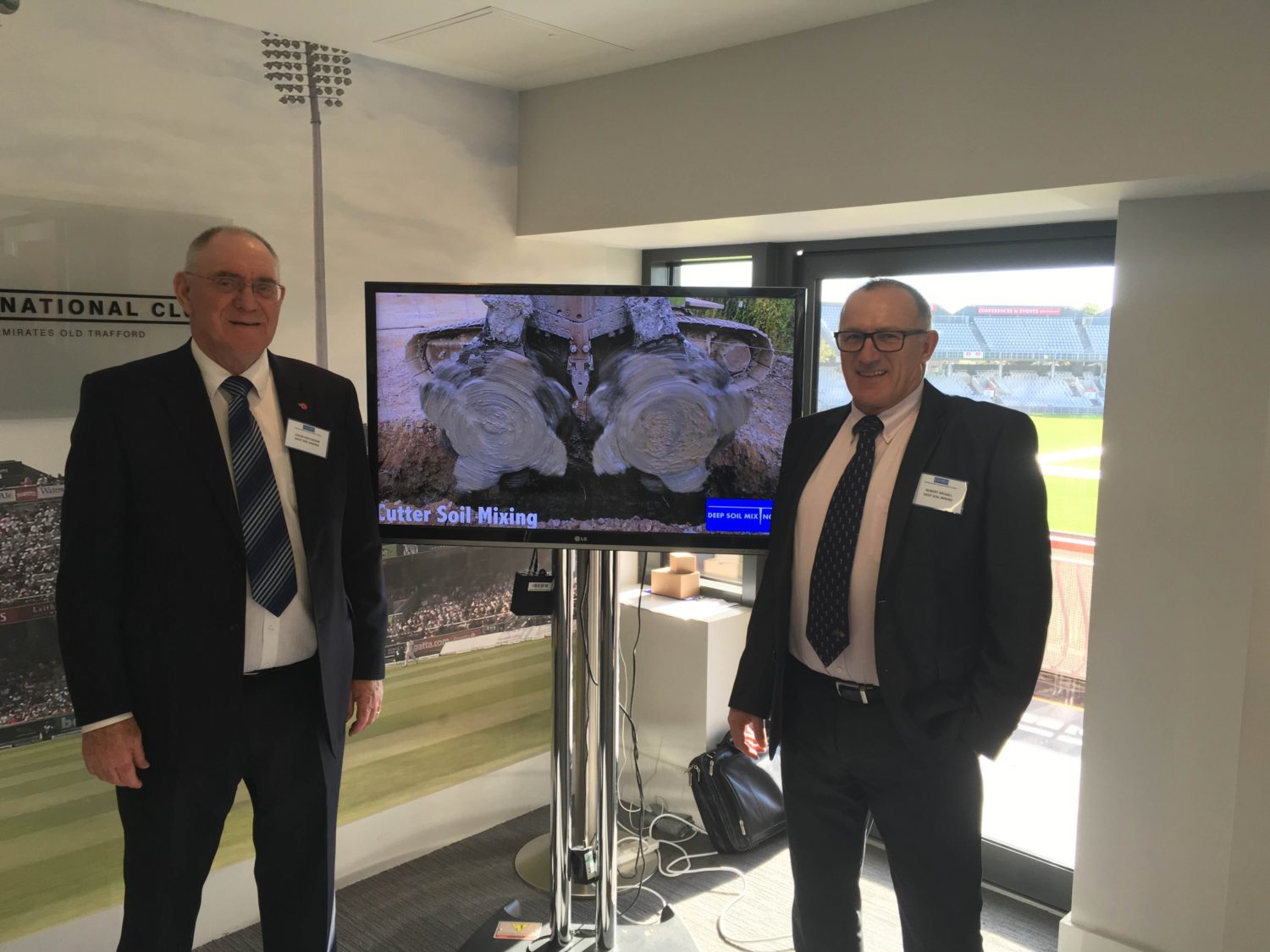 Left to right Colin Critchlow and Robert McGall | Deep Soil Mixing