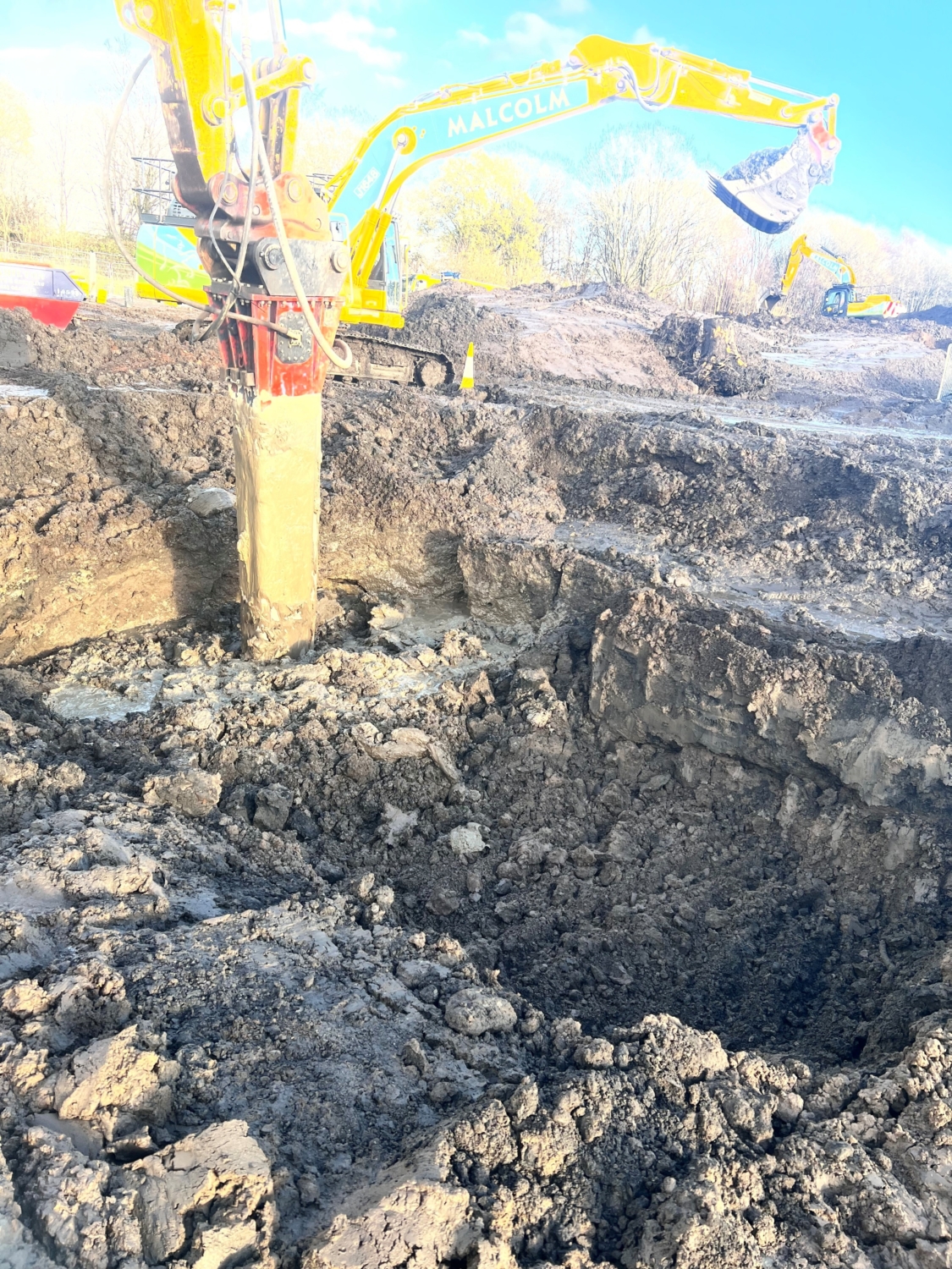 River Clyde Deep Soil Mixing | Deep Soil Mixing Soil Stabilisation ...